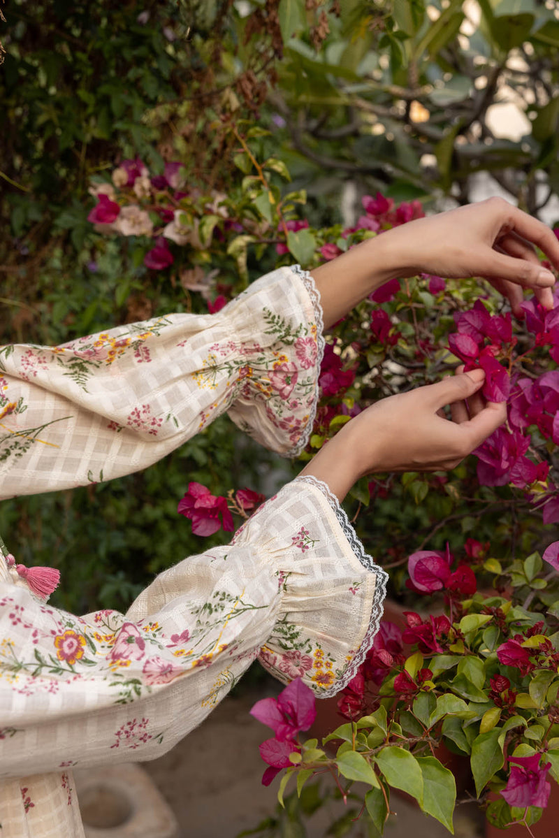 Floral Splash Dress – Cottons Jaipur